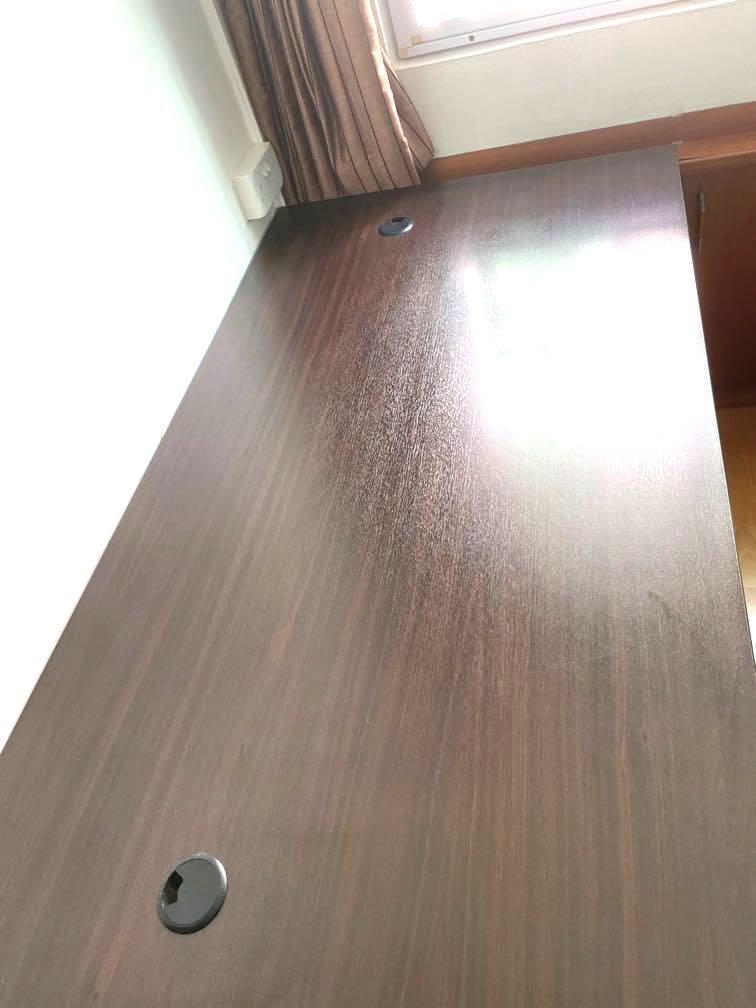 Mahogany Office Table/Study Table (Large - 59 inch), Furniture & Home ...