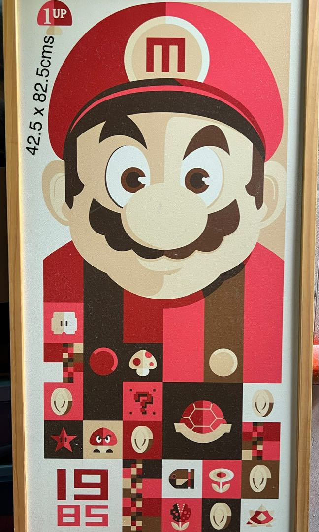 Mario poster, Hobbies & Toys, Memorabilia & Collectibles, Fan ...