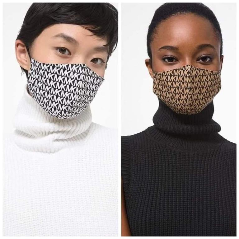 Michael Kors Original Face Mask (White and Brown colors), Health ...