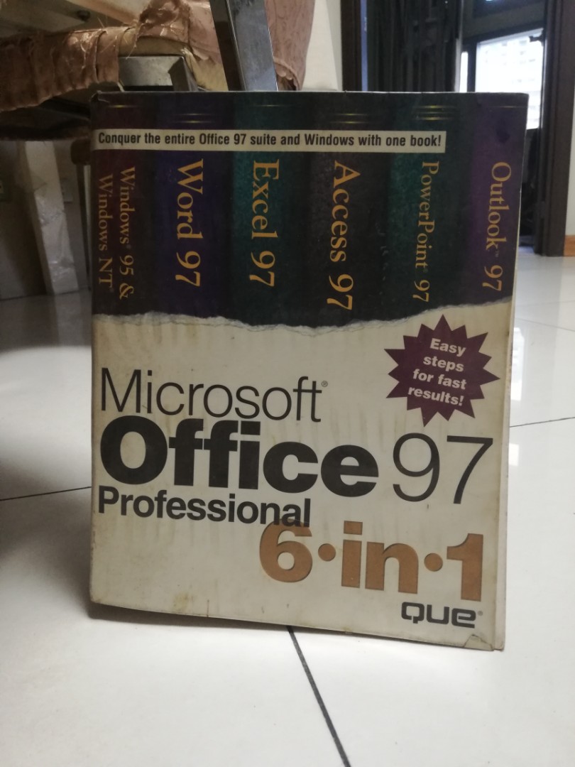 Microsoft Office Professional 97 6 in 1, Hobbies & Toys, Books ...