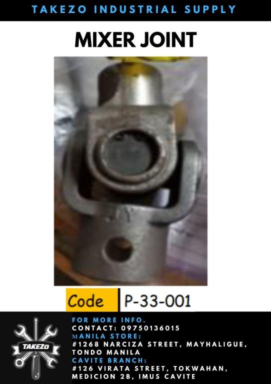 Mixer Joint, Commercial & Industrial, Industrial Equipment on Carousell