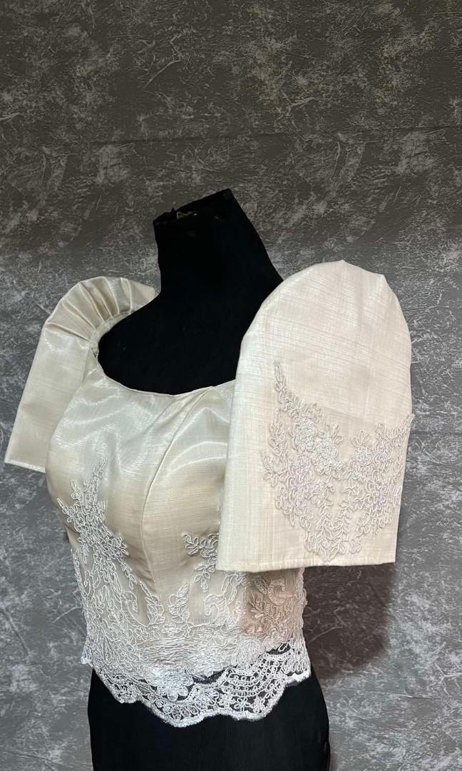 Modern Filipiniana Top/Lady Barong Tagalog Costume, Women's Fashion ...