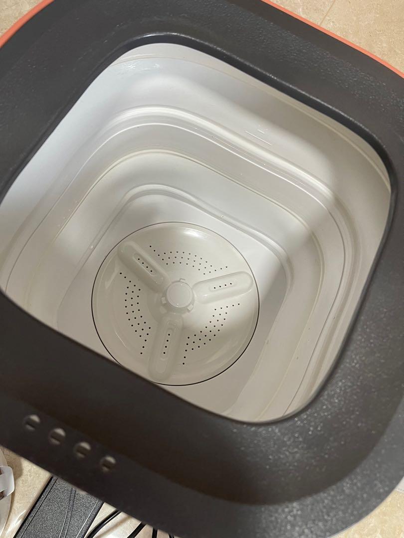 Moyu wash machine XPB08-F2 2 in 1 portable foldable mini washer clothes ...
