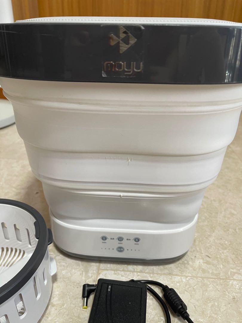 Moyu wash machine XPB08-F2 2 in 1 portable foldable mini washer clothes ...