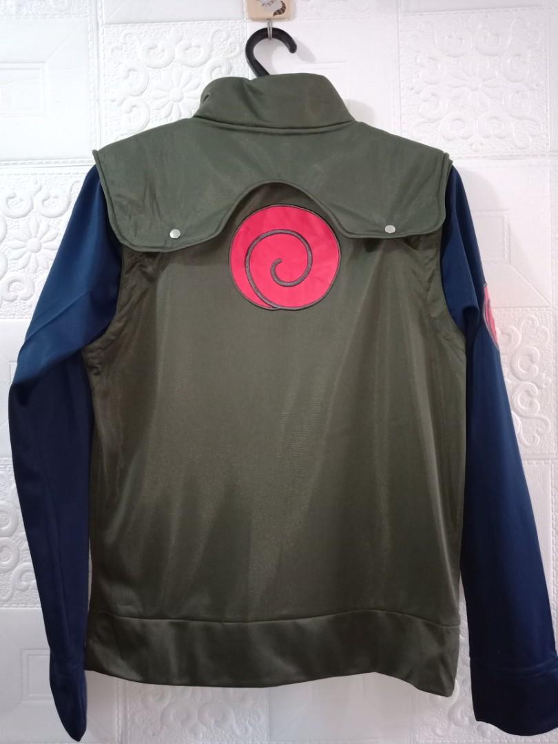 NARUTO SHIPPUDEN KAKASHI JACKET COSPLAY COSTUME TEENS SIZE, Men's ...