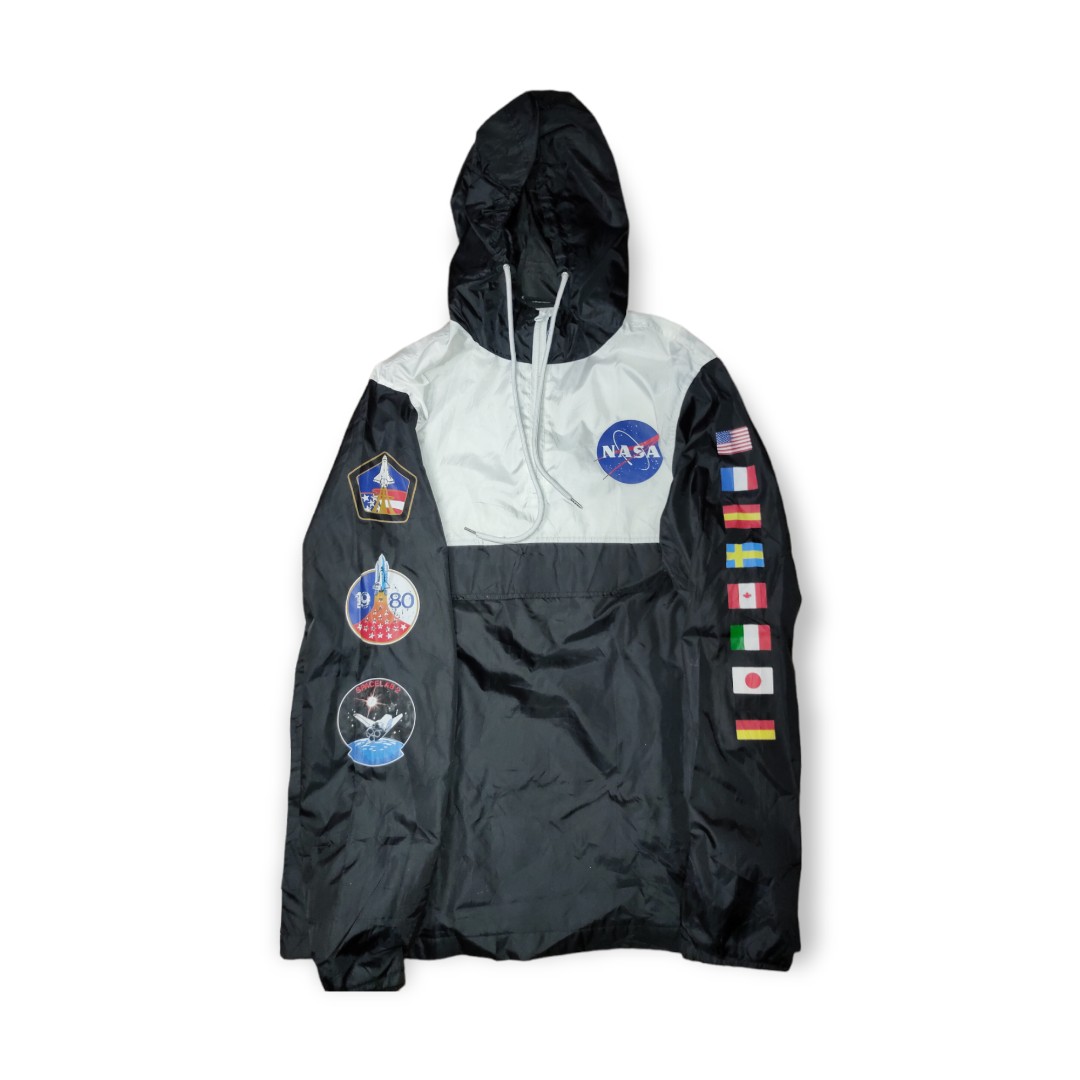 NASA kangaroo windbreaker jacket, Men's Fashion, Coats, Jackets and ...