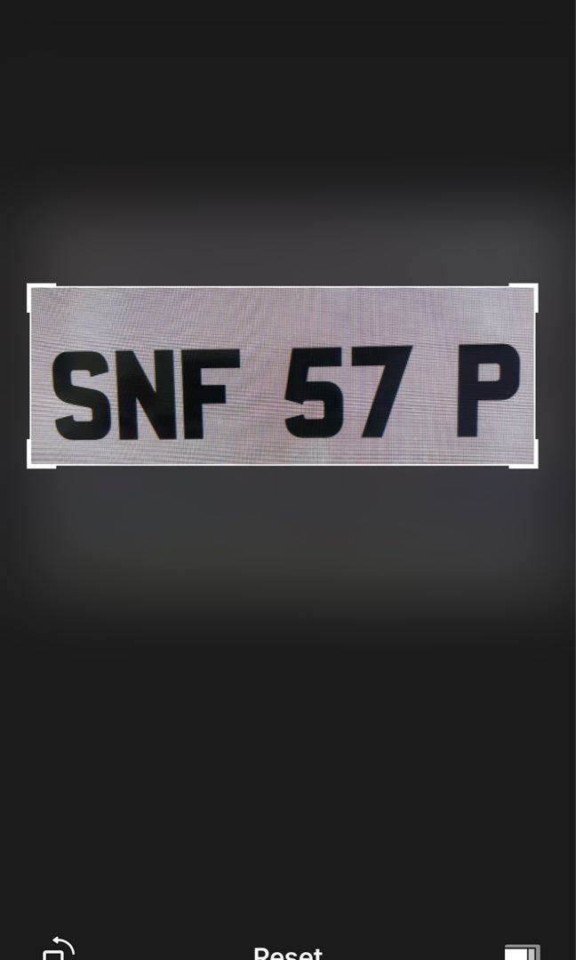 2-digit Car Number Plate SNF 57 P, Everything Else on Carousell