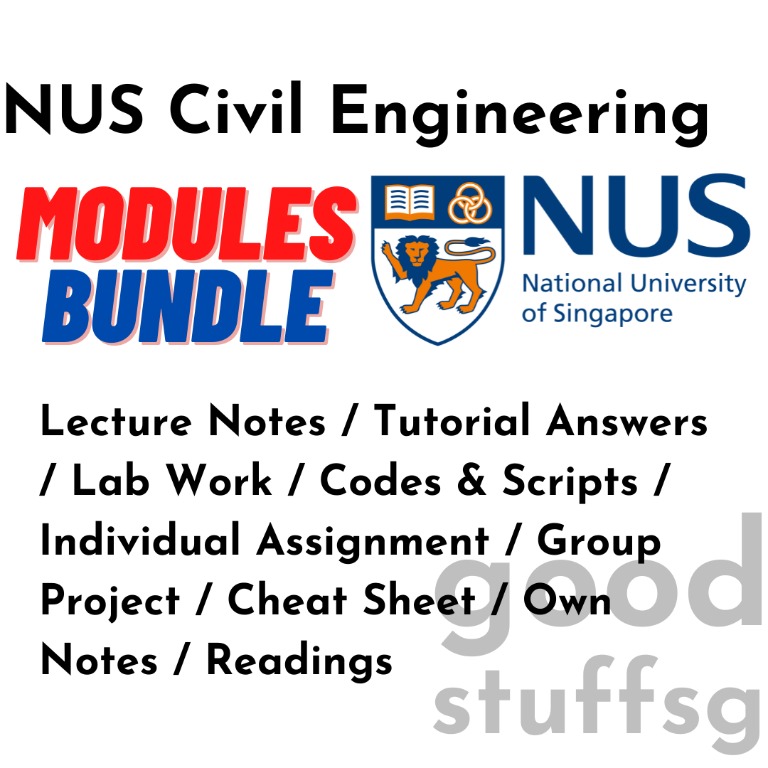 NUS Civil Engineering Notes, Hobbies & Toys, Books & Magazines ...