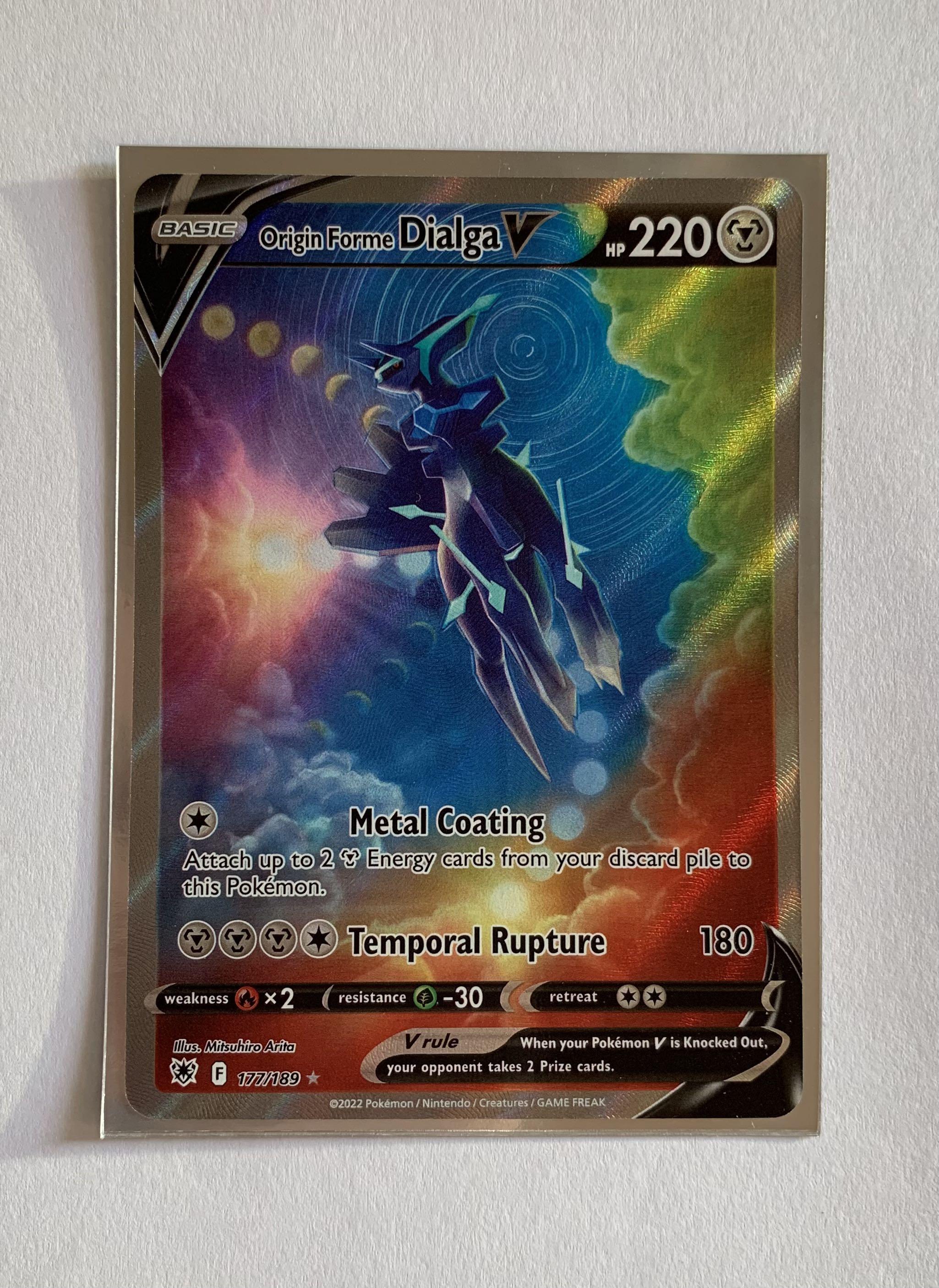 Origin Forme Dialga V - 177/189, Hobbies & Toys, Toys & Games on Carousell
