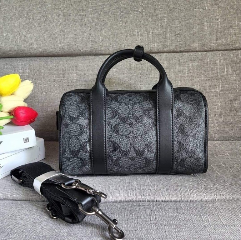 Original Coach Gotham Duffle 24 In Signature Canvas CA186 - Brown, Men's Fashion, Bags, Sling ...