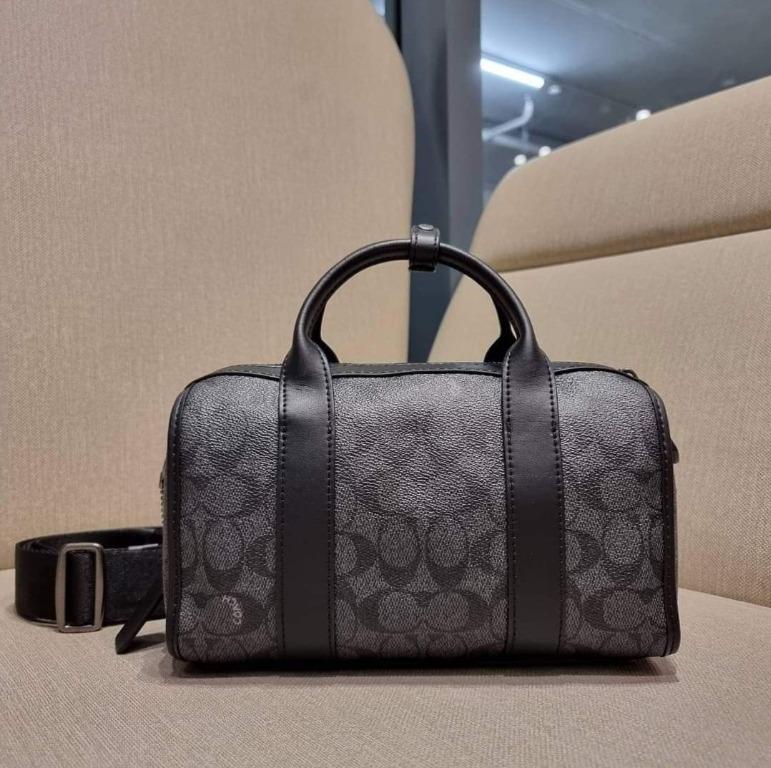 Original Coach Gotham Duffle 24 In Signature Canvas CA186 - Brown, Men ...