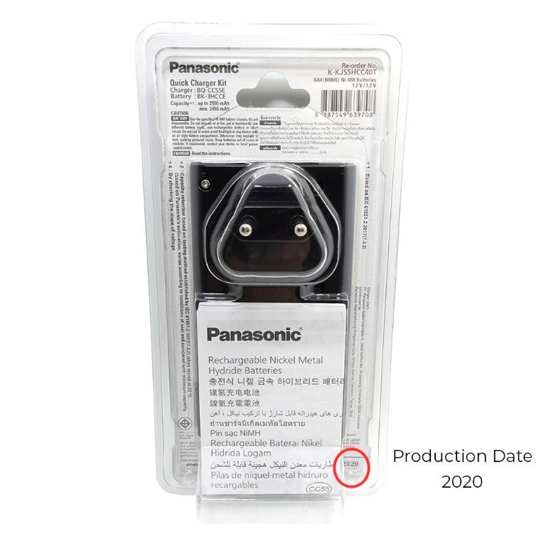 Panasonic Eneloop Pro Quick Charger With Rechargeable Aax4 Kit K