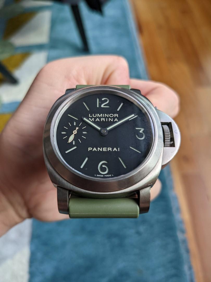 Panerai PAM 177 Titanium 44m, Men's Fashion, Watches & Accessories ...