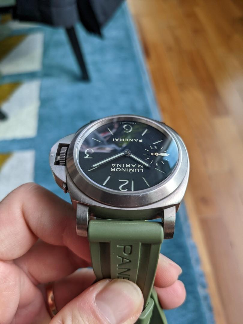 Panerai PAM 177 Titanium 44m, Men's Fashion, Watches & Accessories ...