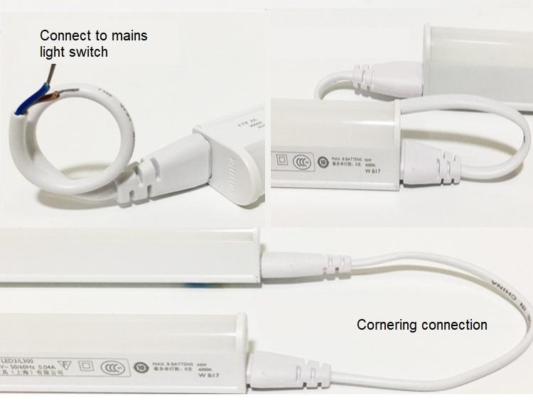 Philips LED T5 Tube Batten, Furniture & Home Living, Lighting & Fans ...