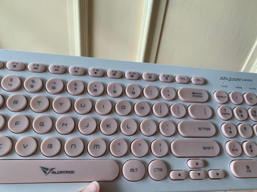 Pink Alcatroz Keyboard Jellybean U2000 - number pad, Computers & Tech ...
