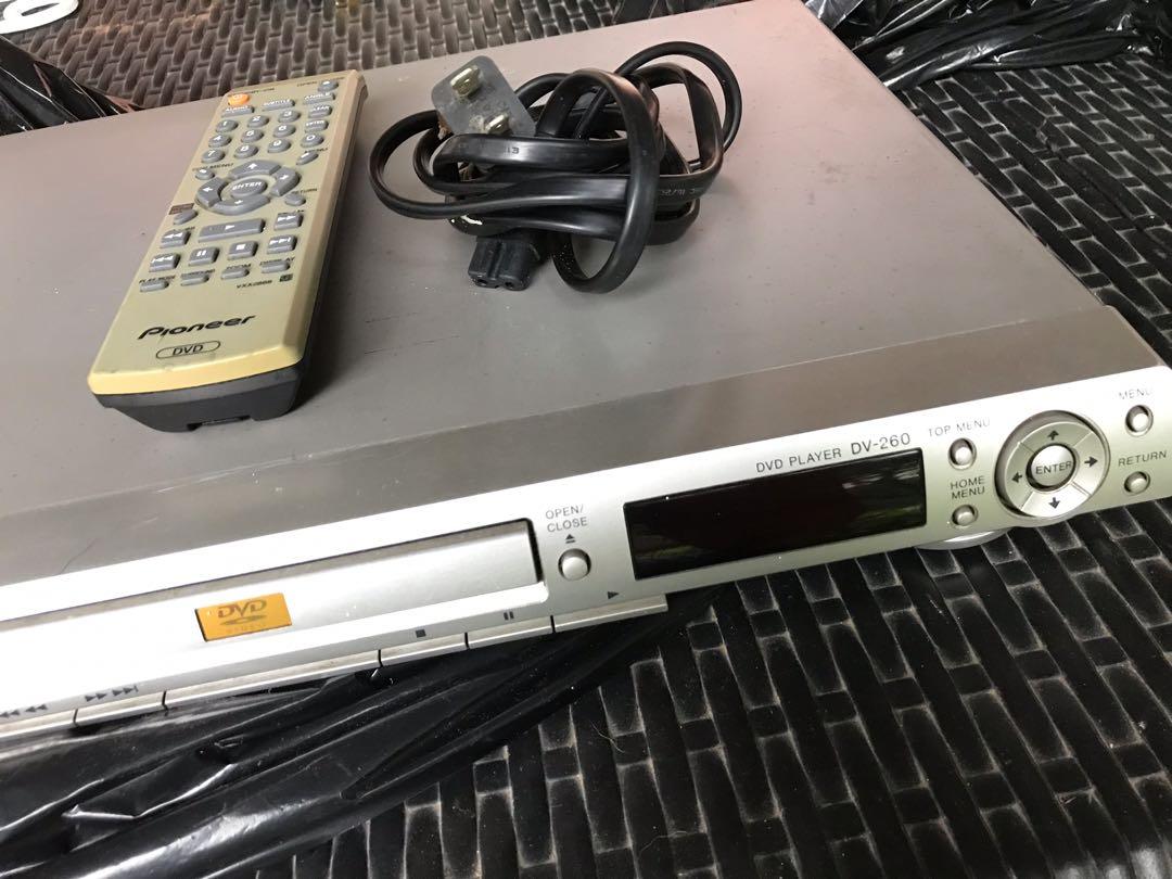 Pioneer DVD Player (DV-260), TV & Home Appliances, TV & Entertainment ...