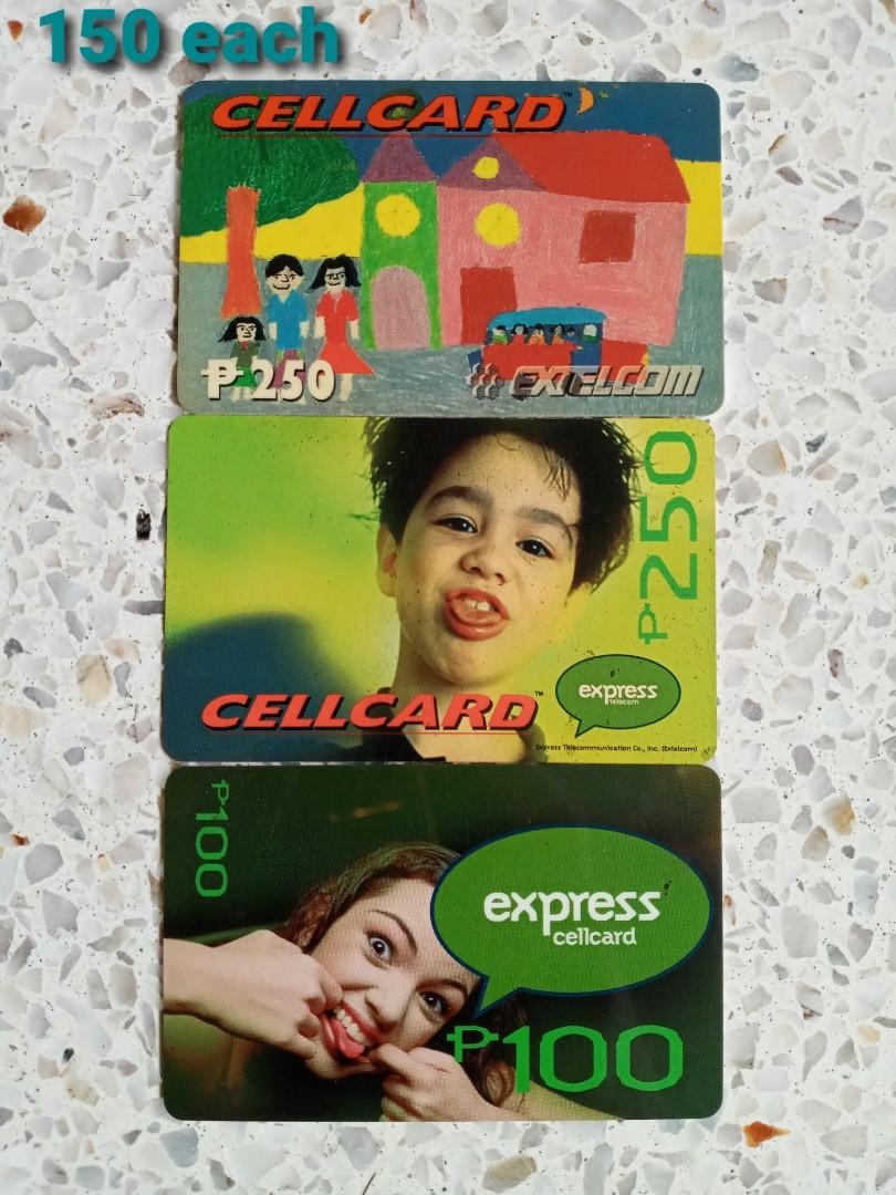 PLDT Globe Mobiline Extelcom Bayantel Digikard Phone Cards Vintage ...