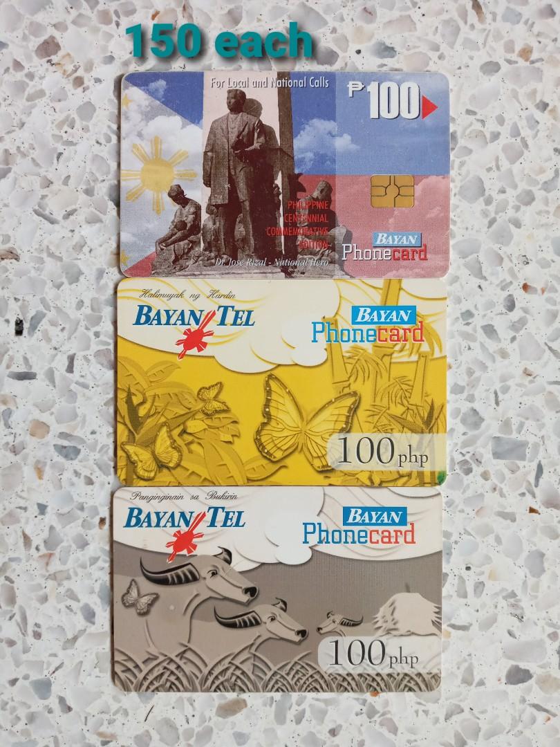 PLDT Globe Mobiline Extelcom Bayantel Digikard Phone Cards Vintage ...