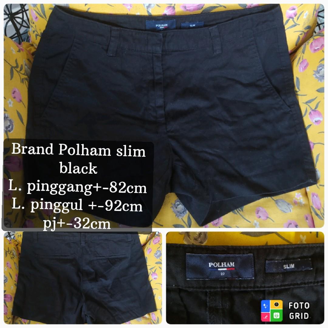 Polham hotpants second preloved hitam, Fesyen Wanita, Pakaian Wanita ...