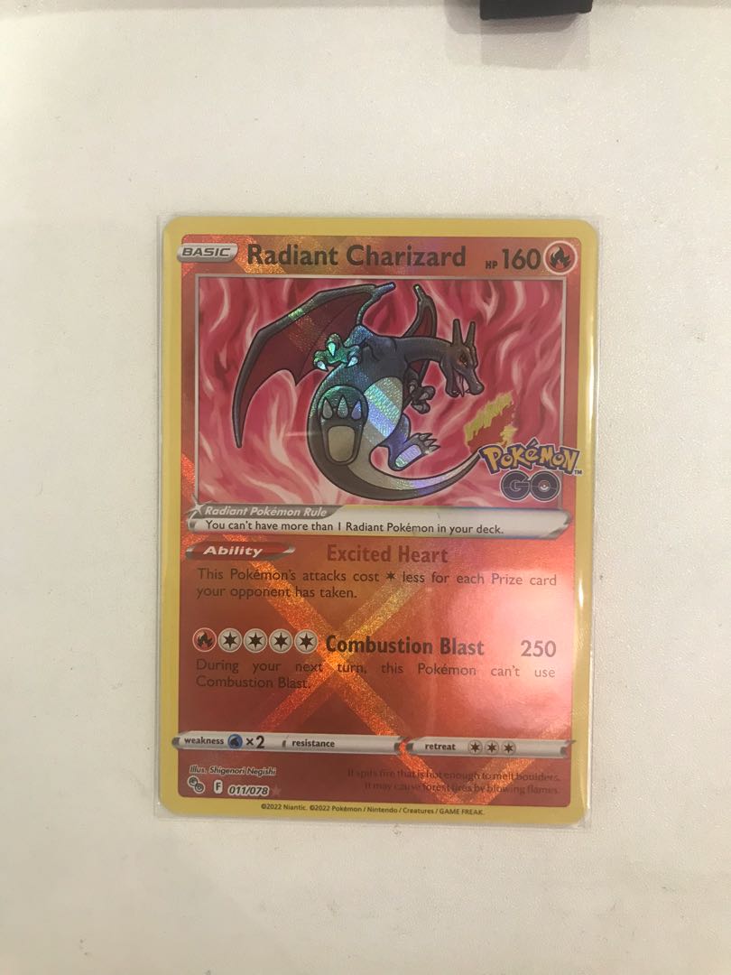 RADIANT CHARIZARD 11/78 Pokémon GO - munimoro.gob.pe