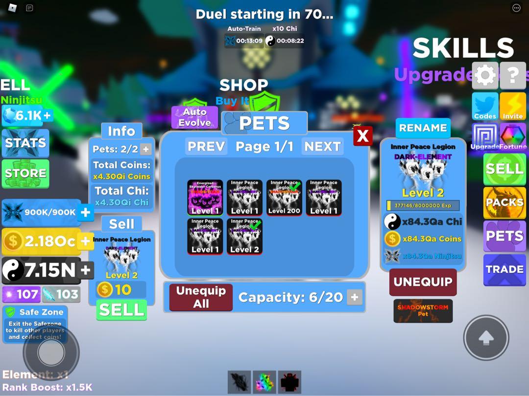 Roblox ninja legends pets, Video Gaming, Gaming Accessories, In-Game ...