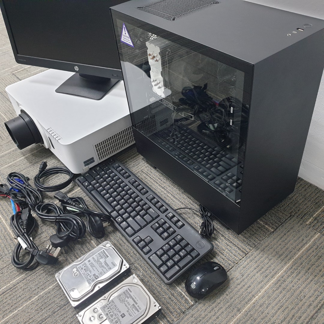 AMD Ryzen 9 5900x Full Build with Projector Clearing, Computers & Tech ...