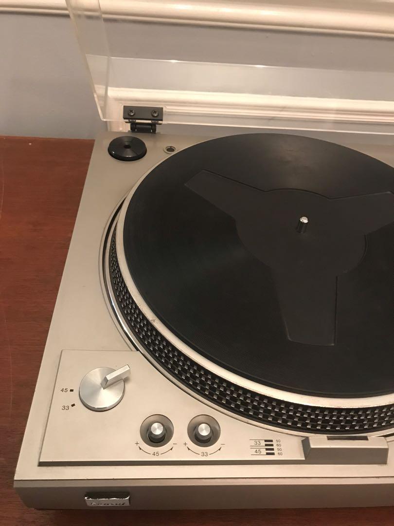 Sansui SR-535 Turntable Vinyl LP Piring Hitam Record Player, Audio ...