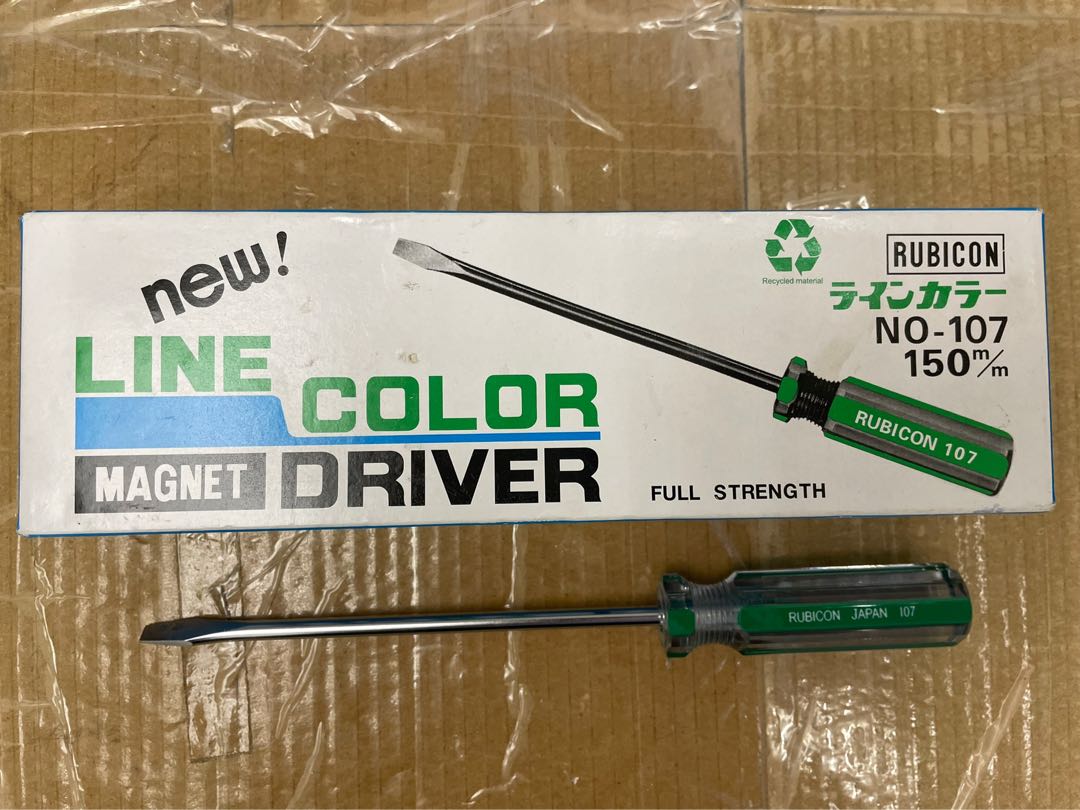Screwdriver 6”(-) #107 “RUBICON” (螺絲批）, 其他, 其他 - Carousell