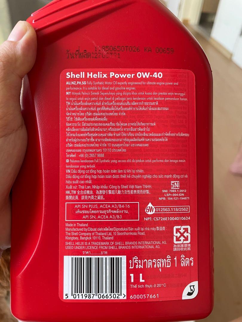 Shell Helix Power 0W-40 1L Engine Oil , Car Accessories, Car Workshops ...