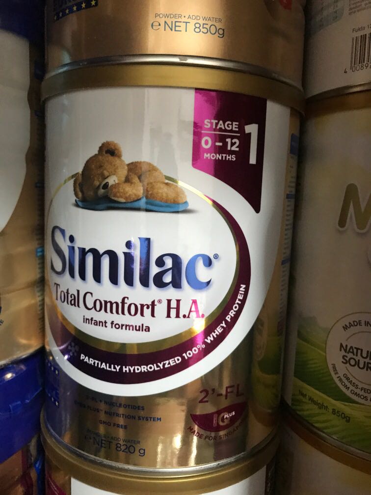 Similac total comfort HA infant milk stage 1 Abbott 820g, Babies & Kids ...