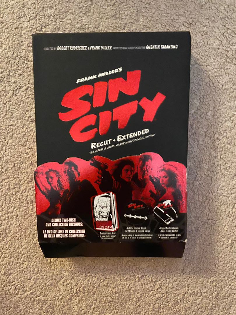 Sin City DVD Genuine UK DVDs, 興趣及遊戲, 音樂樂器 & 配件, 音樂與媒體 - CD 及 DVD ...