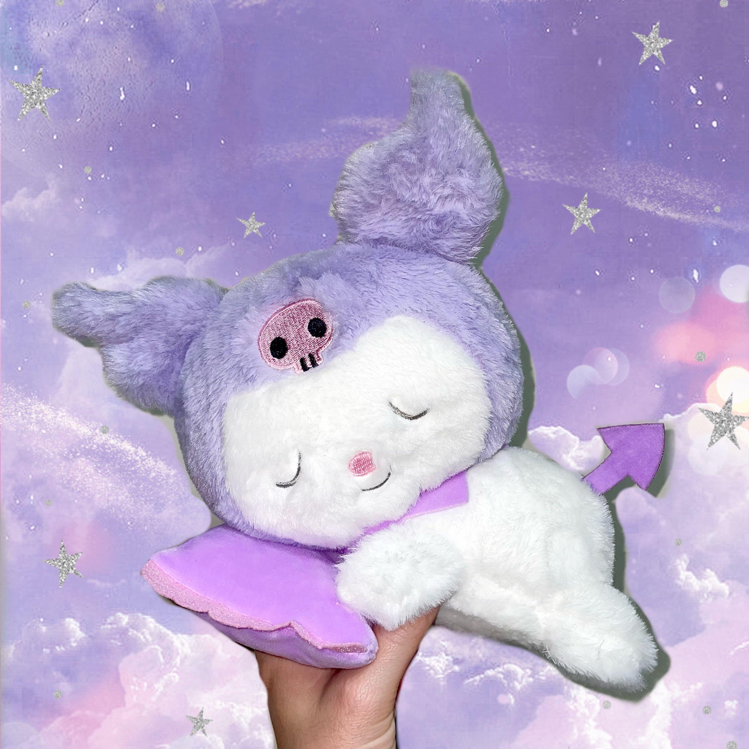 Sleeping Kuromi Plushie, Hobbies & Toys, Toys & Games on Carousell