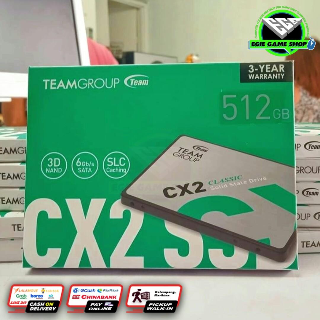 TEAMGROUP 512GB SSD | GX2 | CX2, Computers & Tech, Parts & Accessories ...