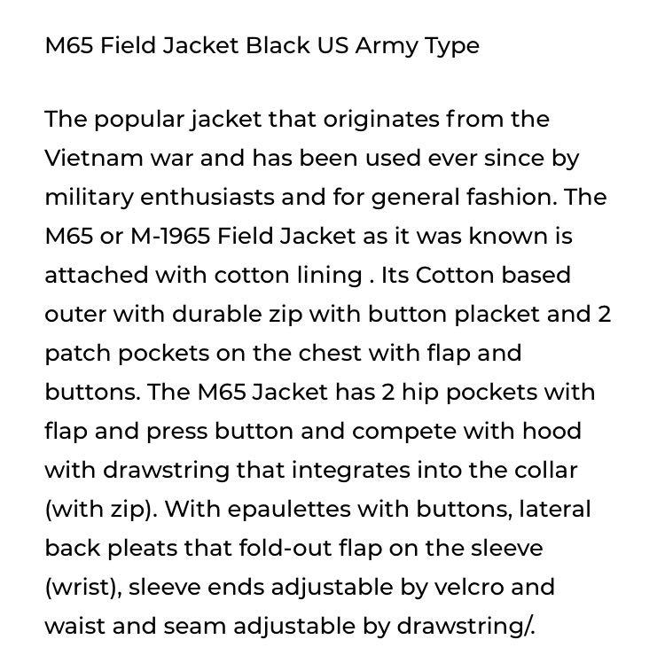 TEESAR M65 Field Jacket, Men's Fashion, Coats, Jackets and Outerwear on ...