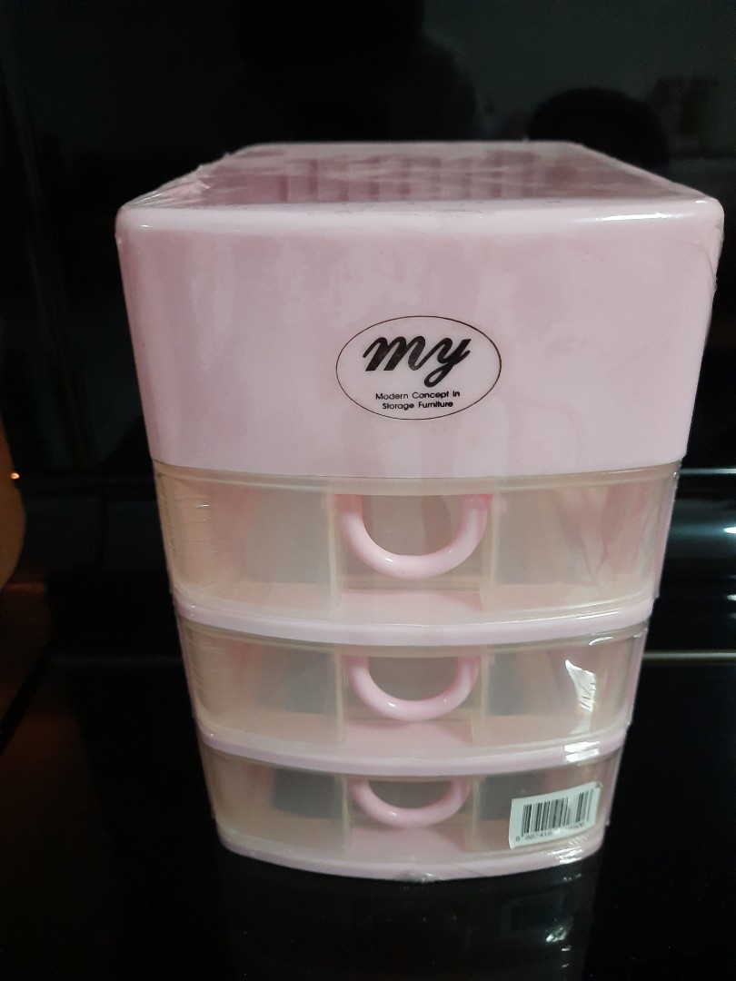 Three-tier Storage Box, Furniture & Home Living, Home Improvement ...