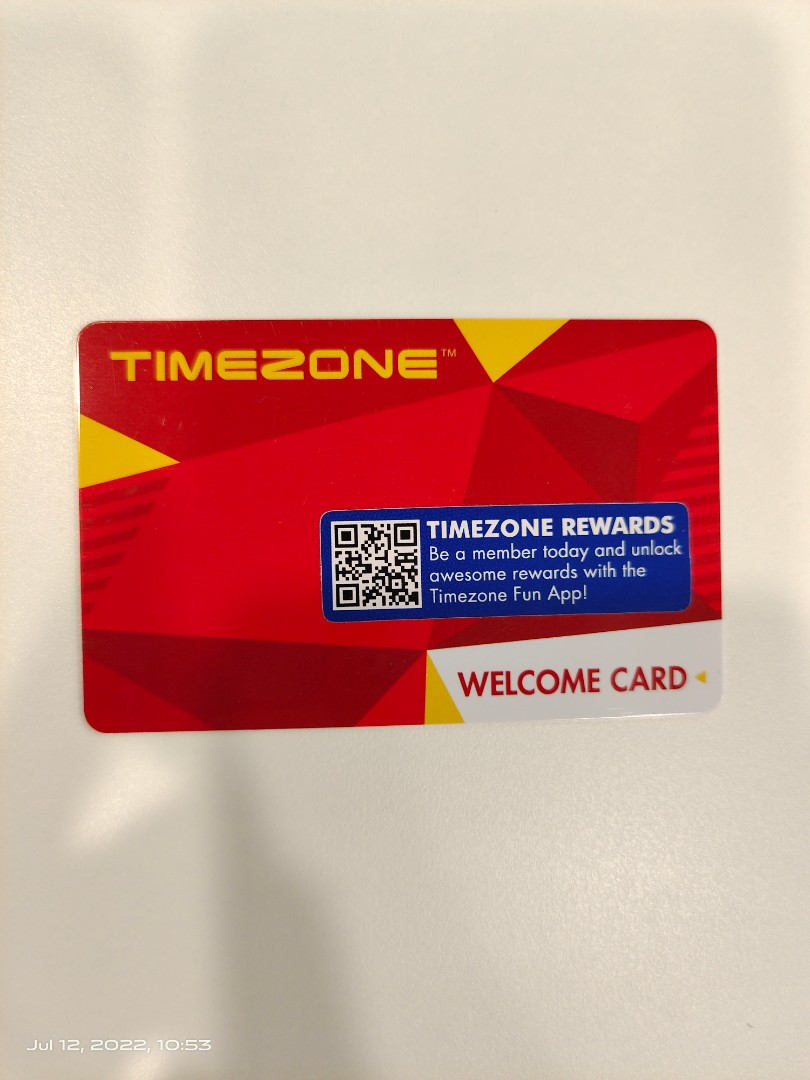 TIMEZONE WELCOME CARD, Hobbies & Toys, Toys & Games on Carousell