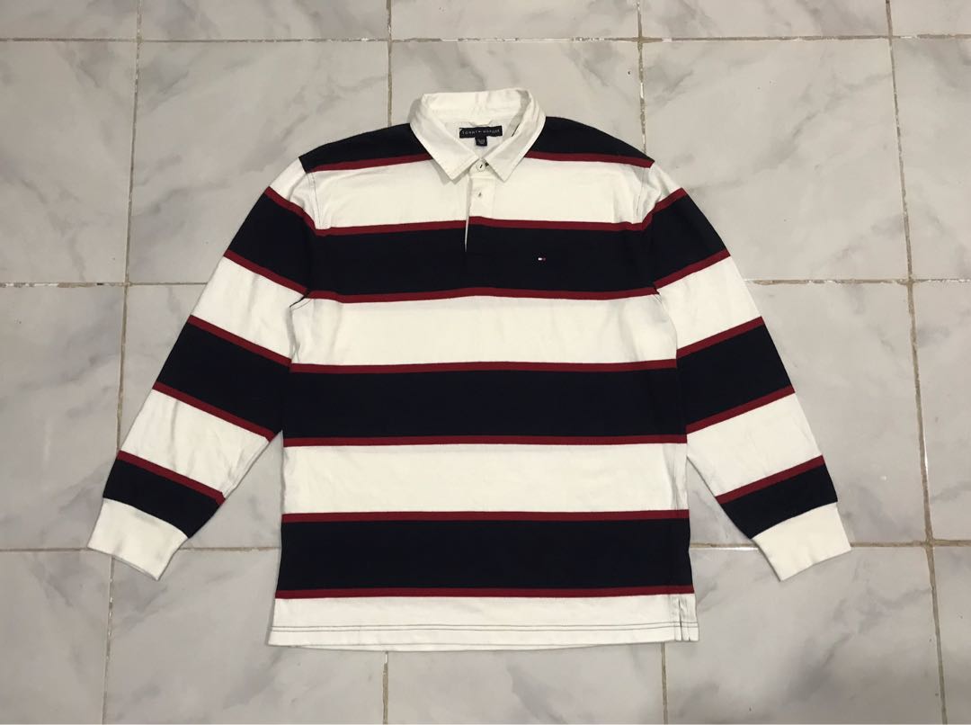 Tommy Hilfiger Rugby Polo Og Colorway, Men's Fashion, Tops & Sets ...