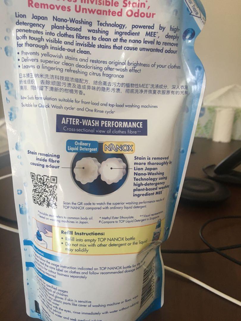 Top nano detergent, Furniture & Home Living, Cleaning & Homecare ...