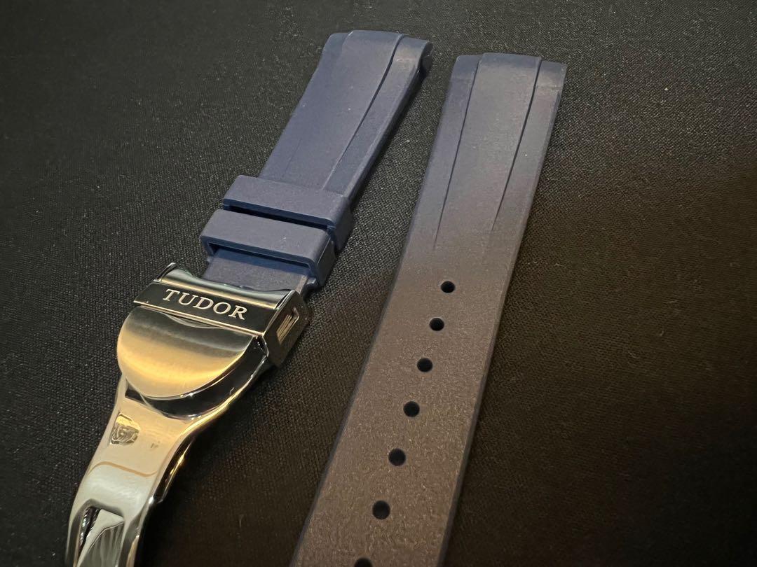 Tudor Rubber Strap 22mm, Men's Fashion, Watches & Accessories, Watches ...