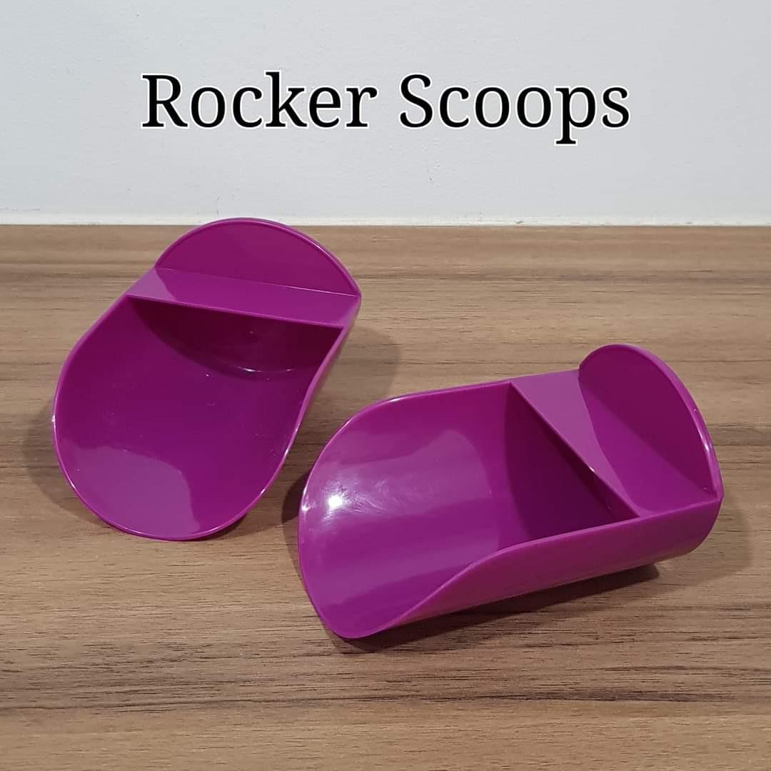 Tupperware Rocker Scoops (2) Retail Price S$7.00, Furniture & Home ...