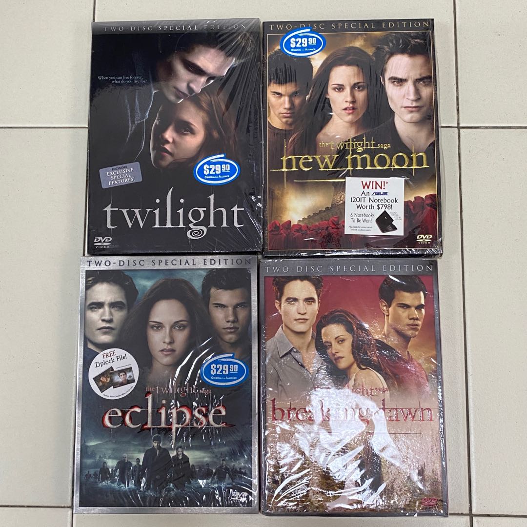 Twilight DVD Movies, Hobbies & Toys, Music & Media, CDs & DVDs on Carousell
