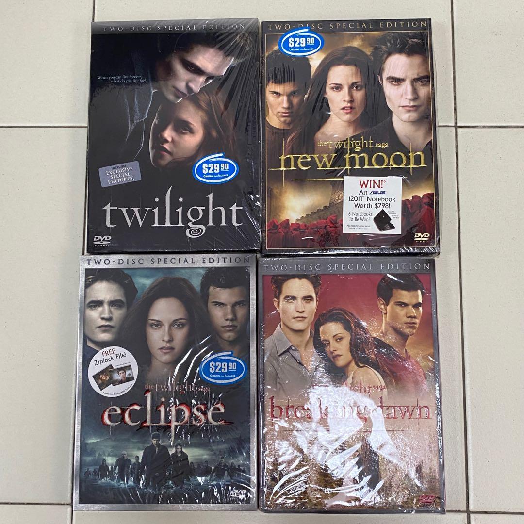 Twilight DVD Movies, Hobbies & Toys, Music & Media, CDs & DVDs on Carousell