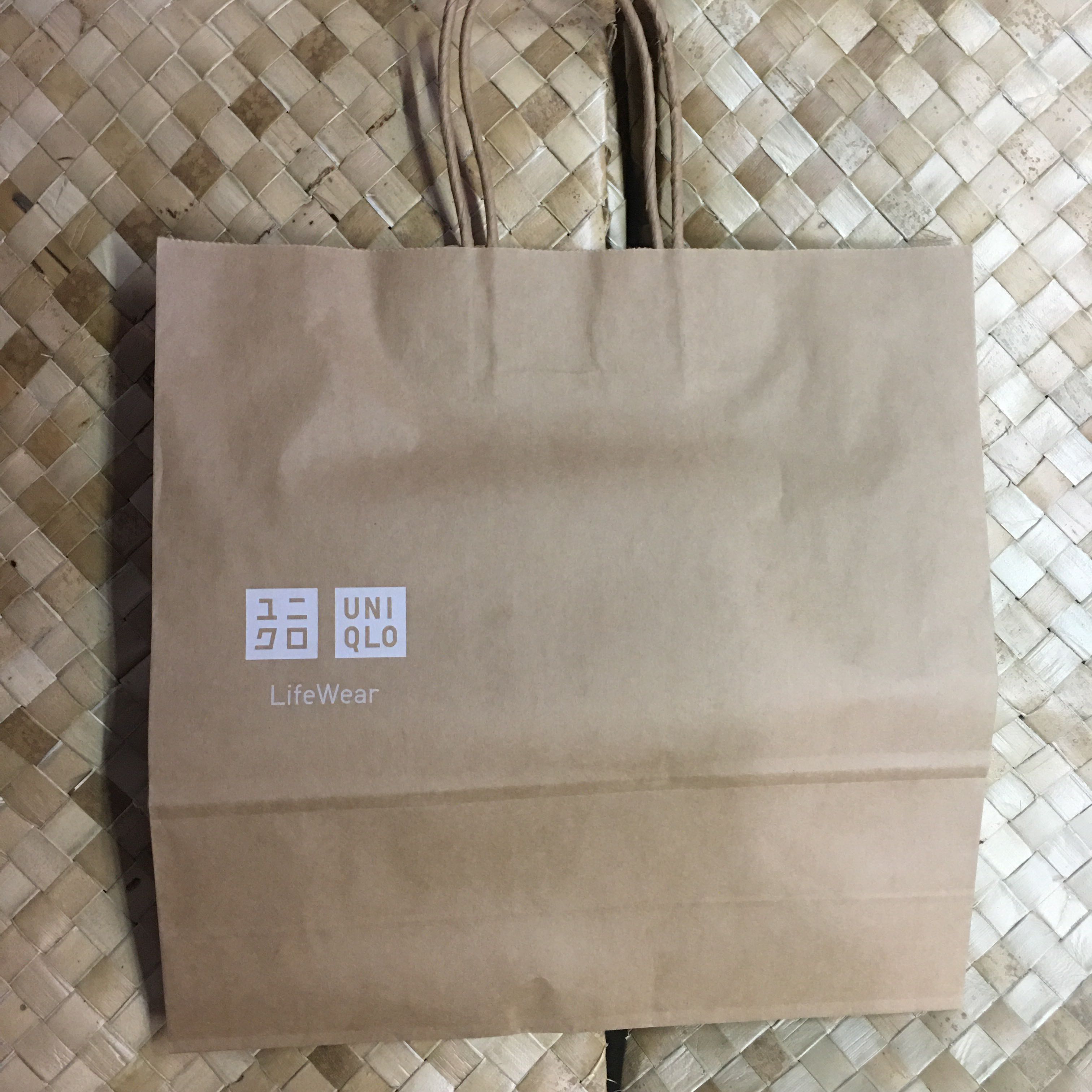 Uniqlo Paper Bag, Women's Fashion, Tops, Others Tops on Carousell