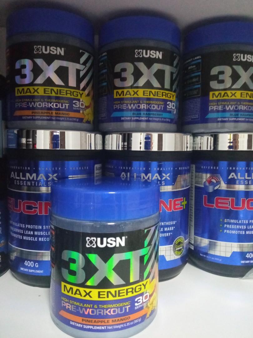 USN 3XT Pre workout 30s, Health & Nutrition, Health Supplements, Sports ...