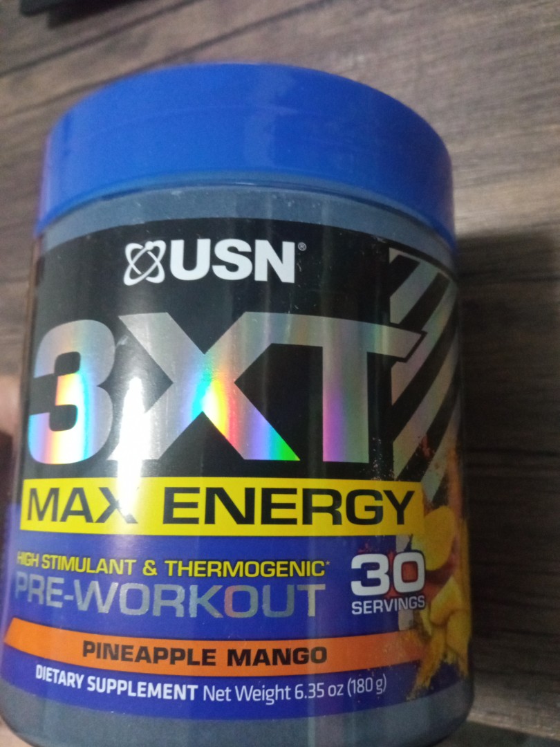 USN 3XT Pre workout 30s, Health & Nutrition, Health Supplements, Sports ...