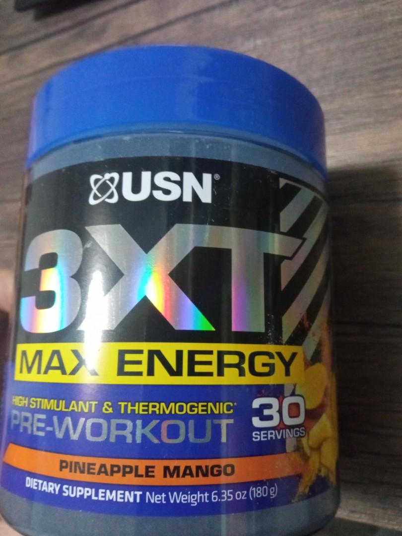 USN 3XT Pre workout 30s, Health & Nutrition, Health Supplements, Sports ...