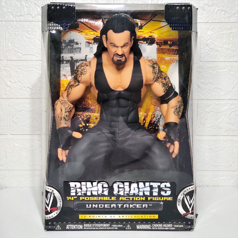 WWE Undertaker Ring Giants 14" Poseable Action Figure, Hobbies & Toys ...