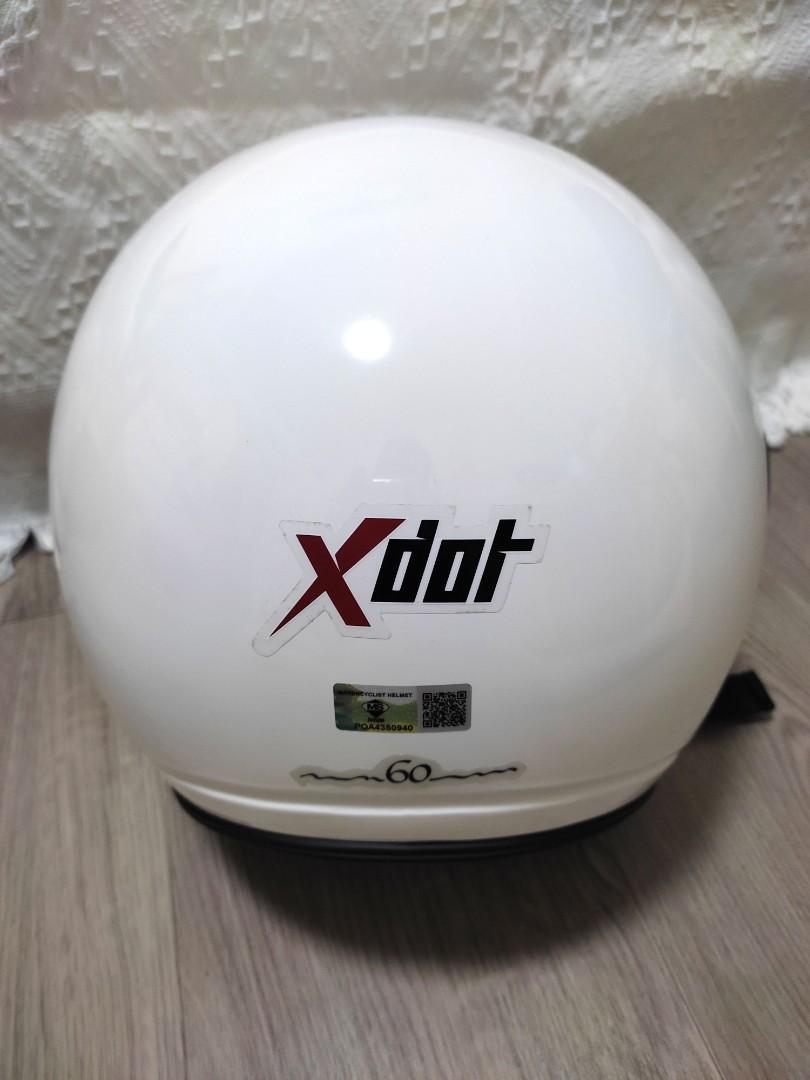Xdot Motorcycle Helmet (white), Motorcycles, Motorcycle Accessories on ...