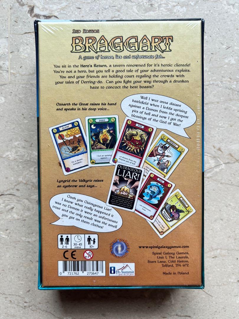 2nd Edition Braggart (from Kickstarter, KS), Hobbies & Toys, Toys ...